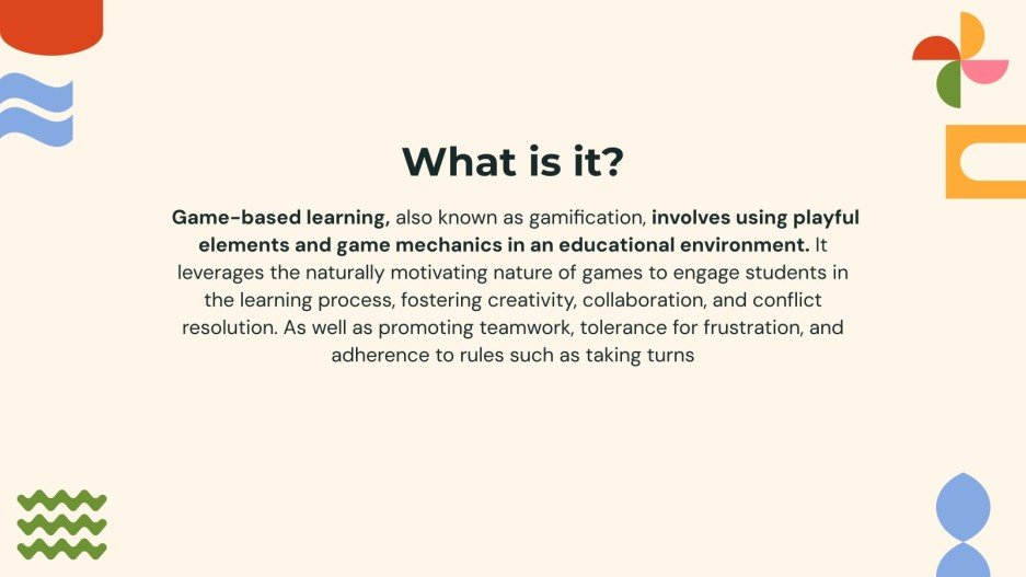 Game-based Learning Presentation