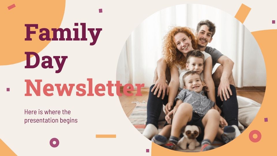 Modelos grátis de Família para Google Slides e PowerPoint