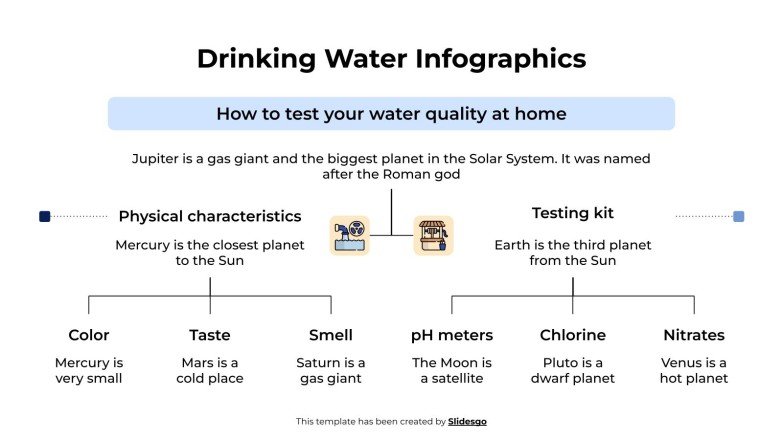 Drinking Water Infographics Template