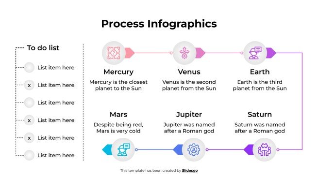 Process Infographics Template