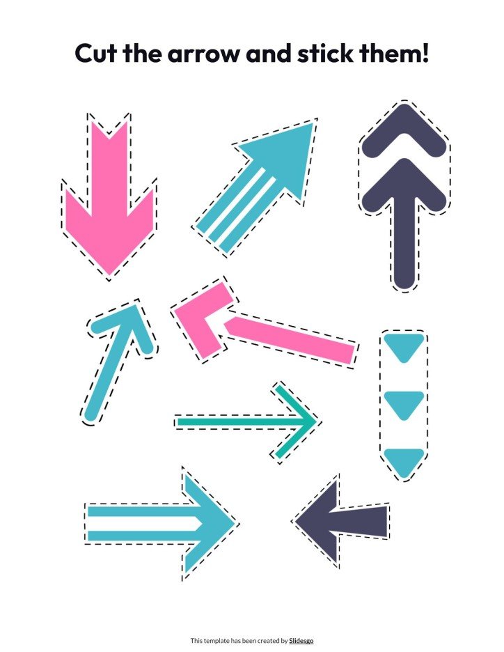 Arrows Cut-outs Template