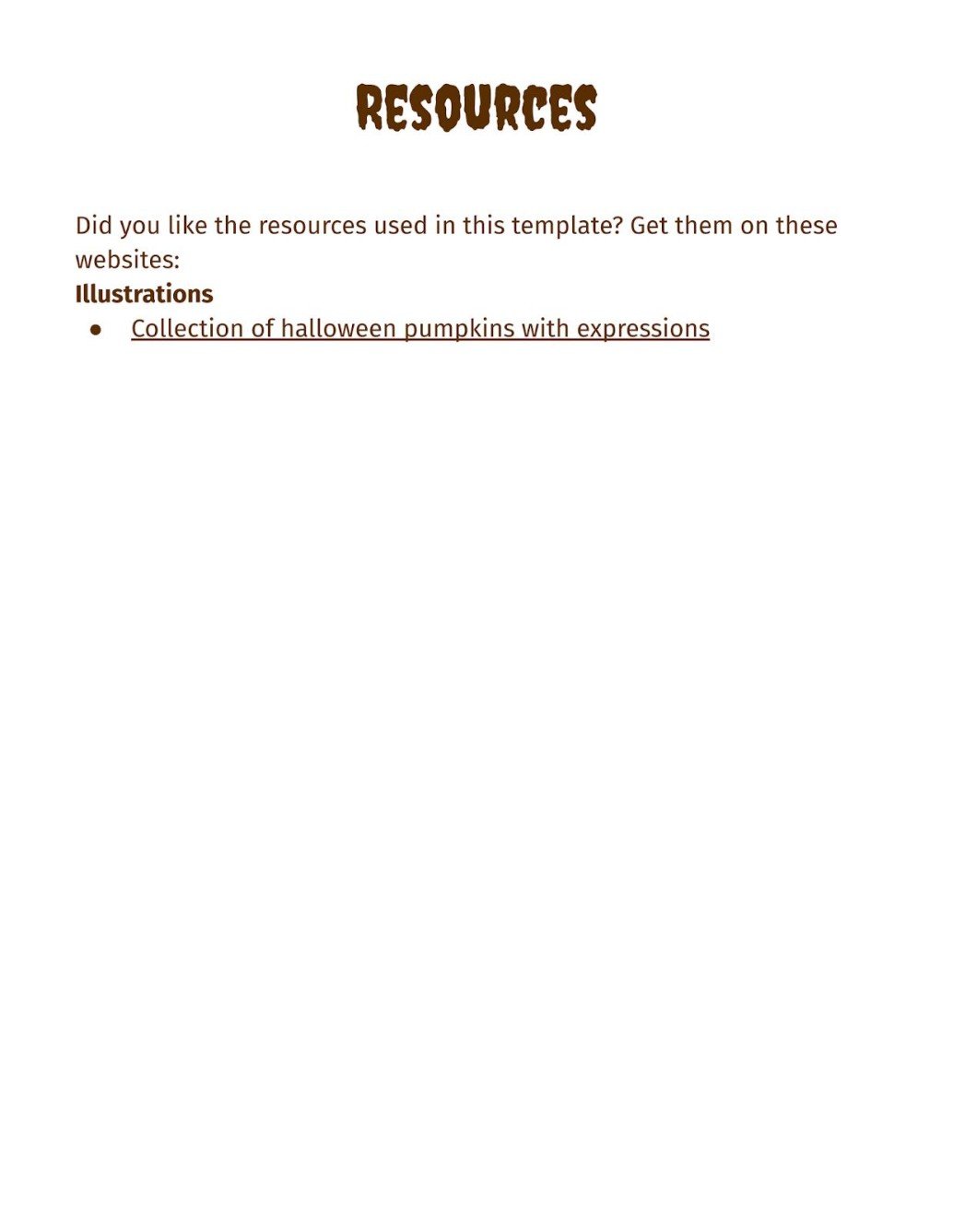 Halloween Pumpkin Cut-outs Template