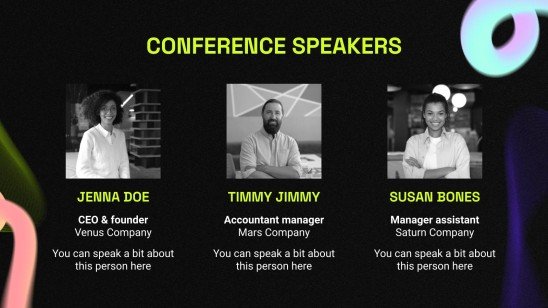 Conference Style Presentation for Social Media Presentation