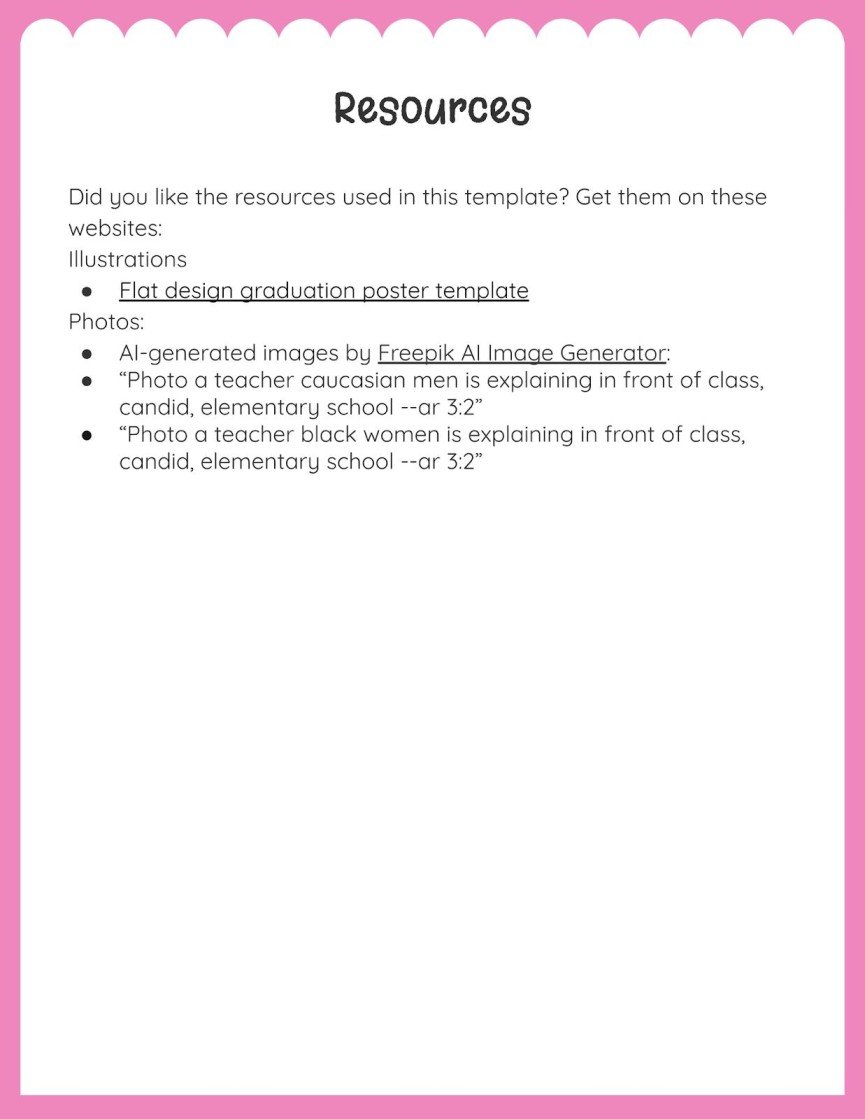 Meet the Teacher Handout Template