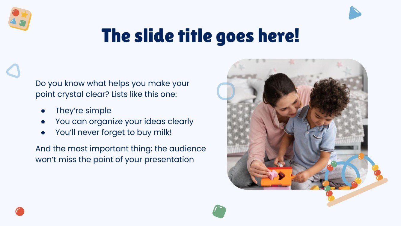 Building Blocks Theme for Education Presentation