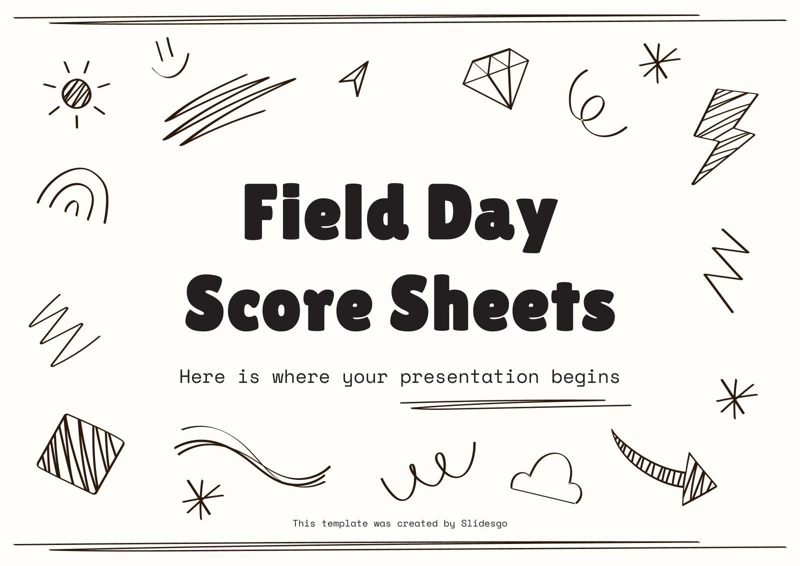 Field Day Score Sheets Presentation