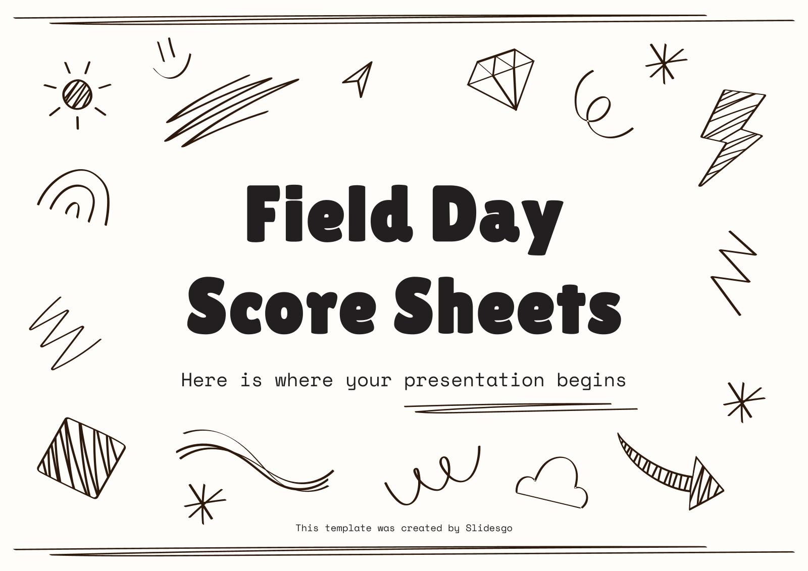 Field Day Score Sheets Presentation