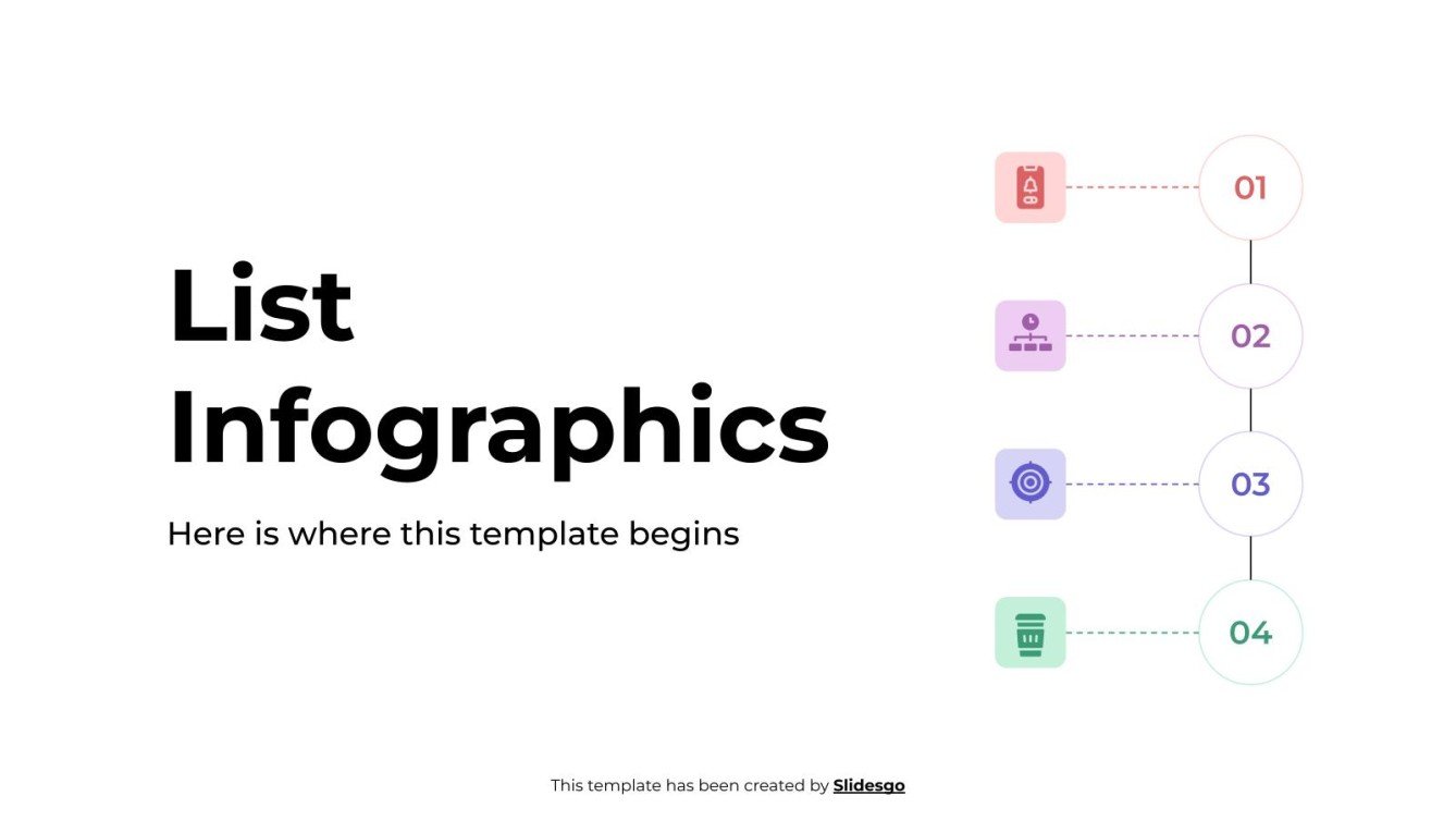 List Infographics Template