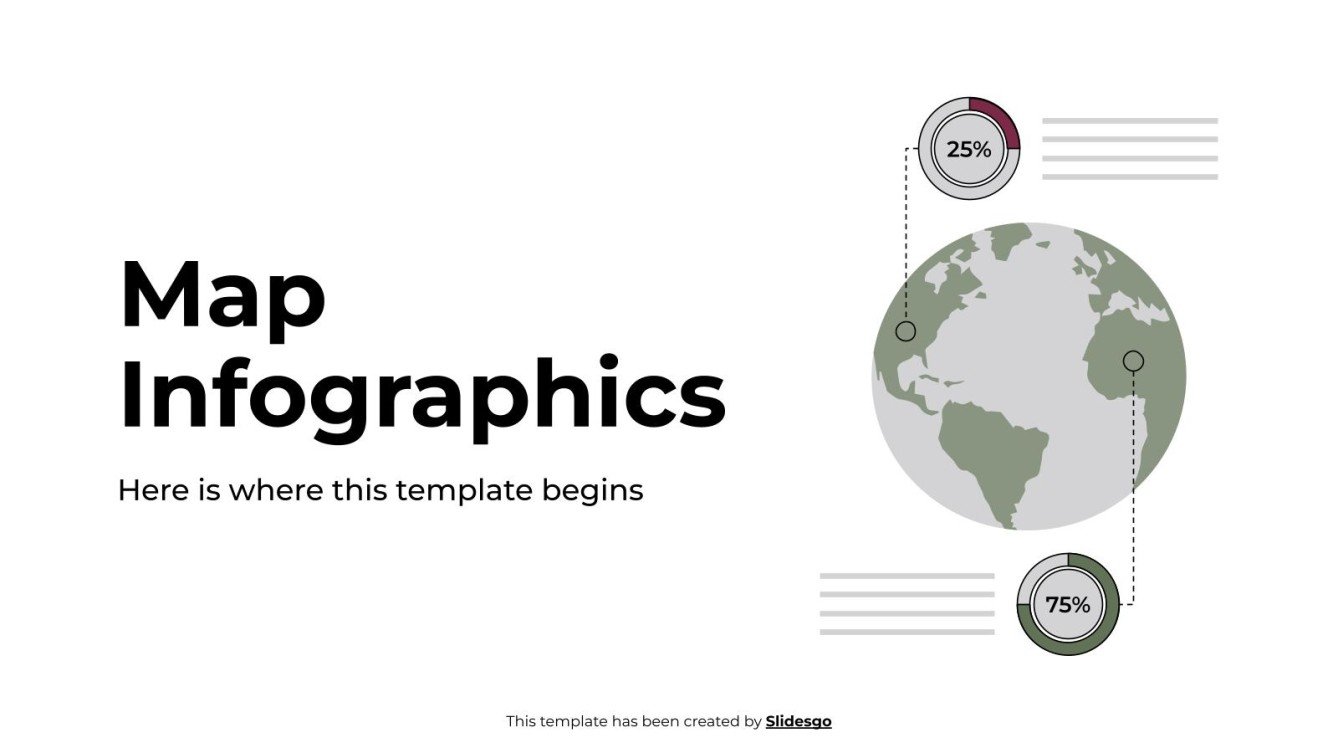 Map Infographics Template
