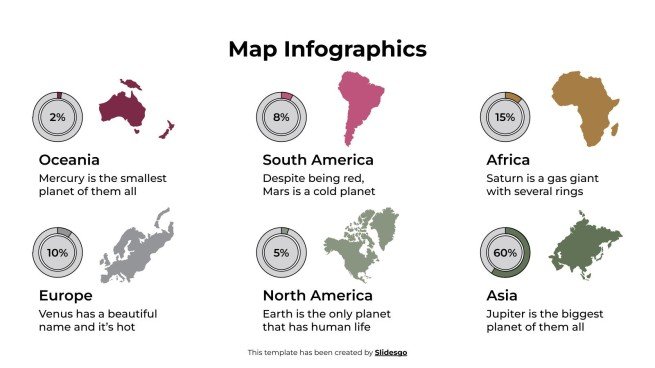 Map Infographics Template