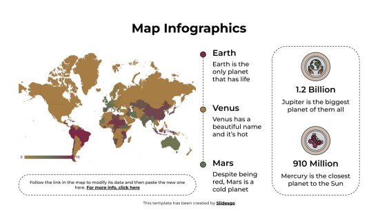 Map Infographics Template