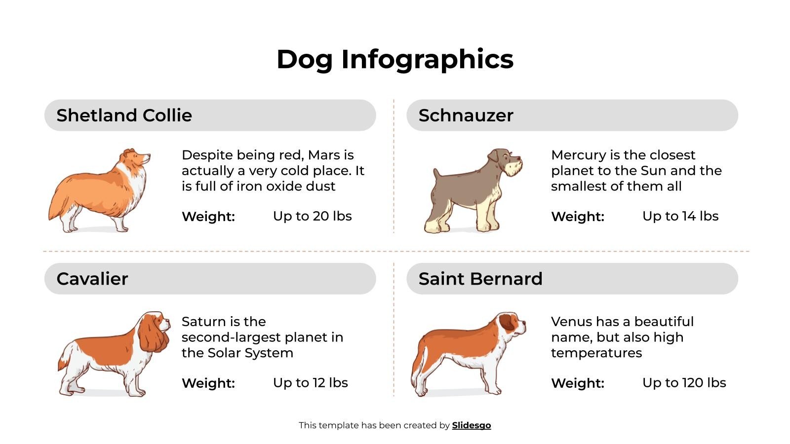 Dog Infographics Template