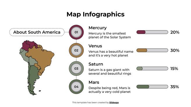 Map Infographics Template