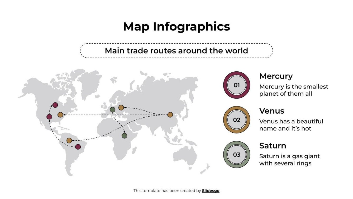 Map Infographics Template