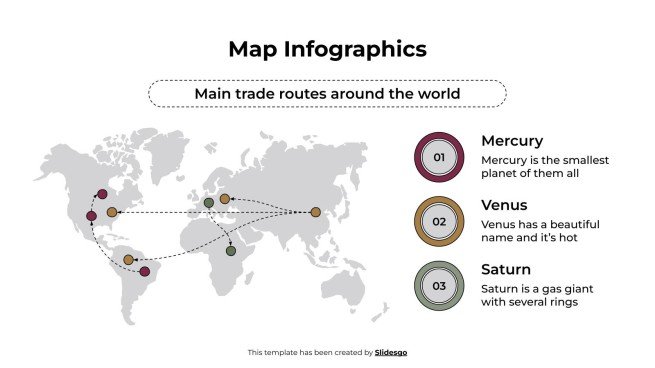 Map Infographics Template