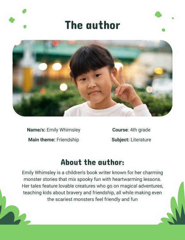 Monster Story Book Presentation