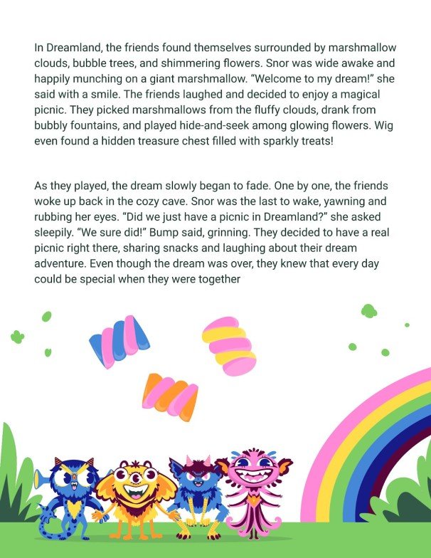 Monster Story Book Presentation