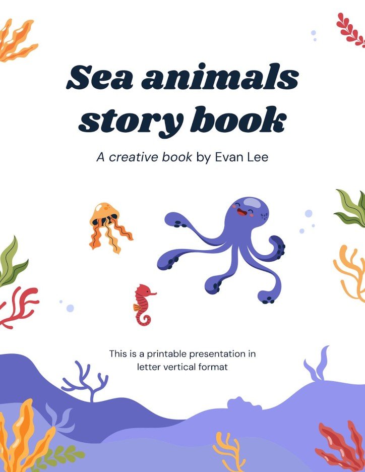 Sea Animals Story Book Presentation