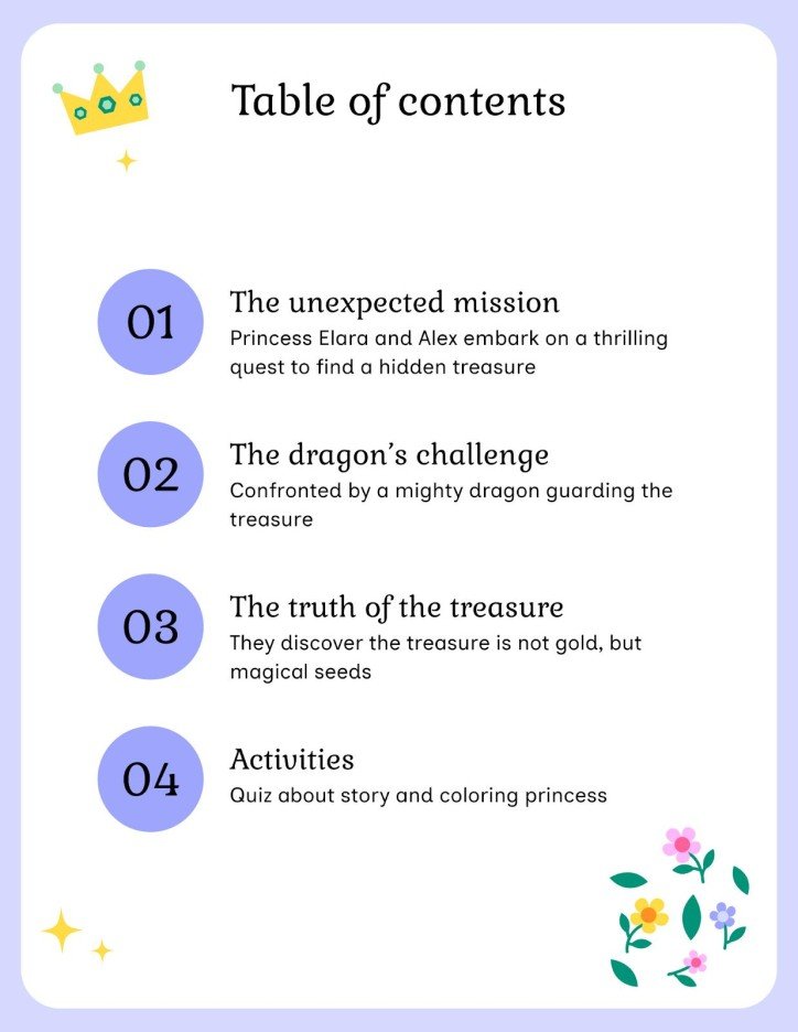 Princess Story Book Presentation