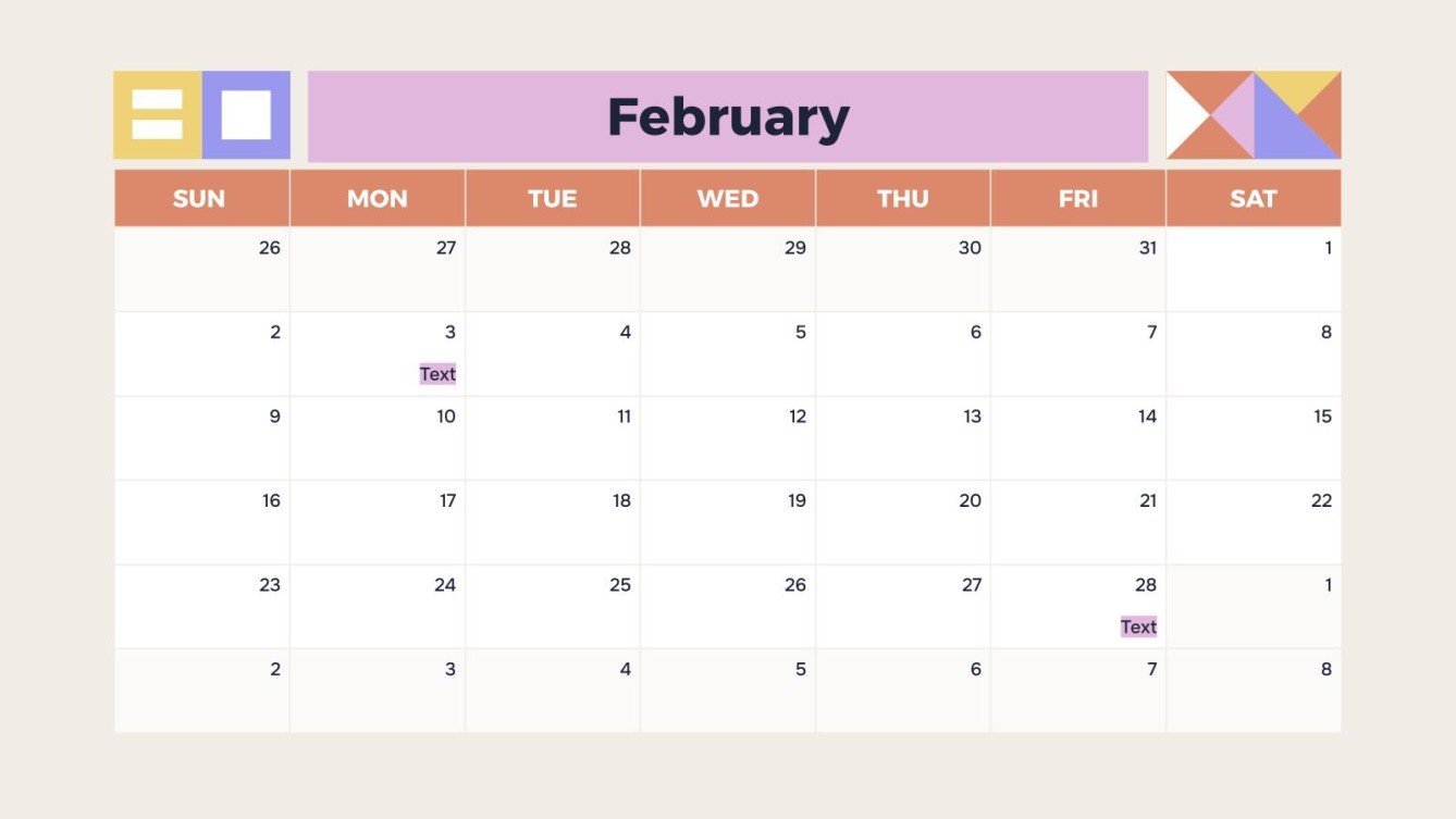 2025 Calendar Presentation