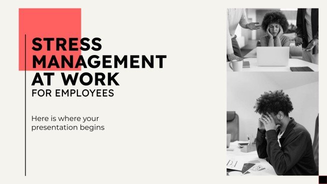 Stress Management at Work for Empoyees Presentation