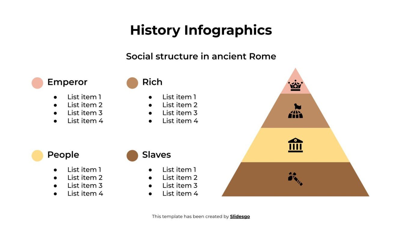 History Infographics Template