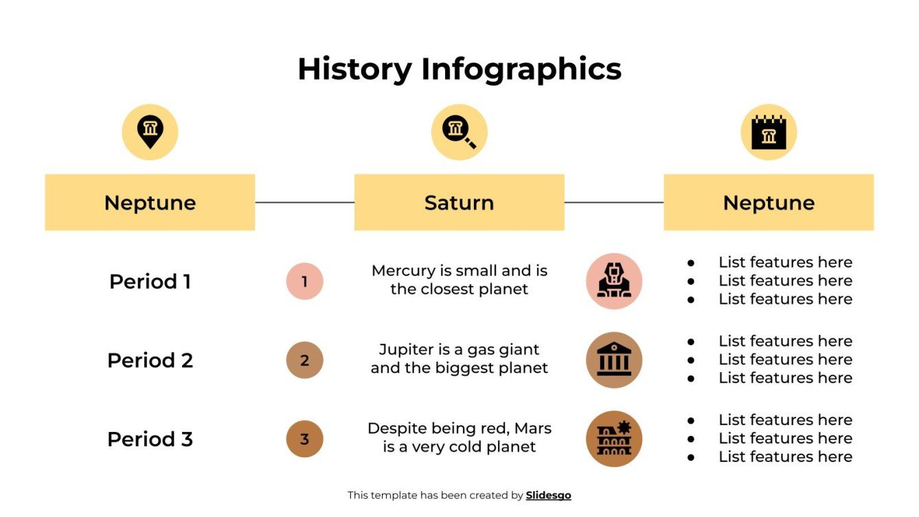 History Infographics Template