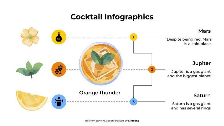 Cocktail Infographics Template