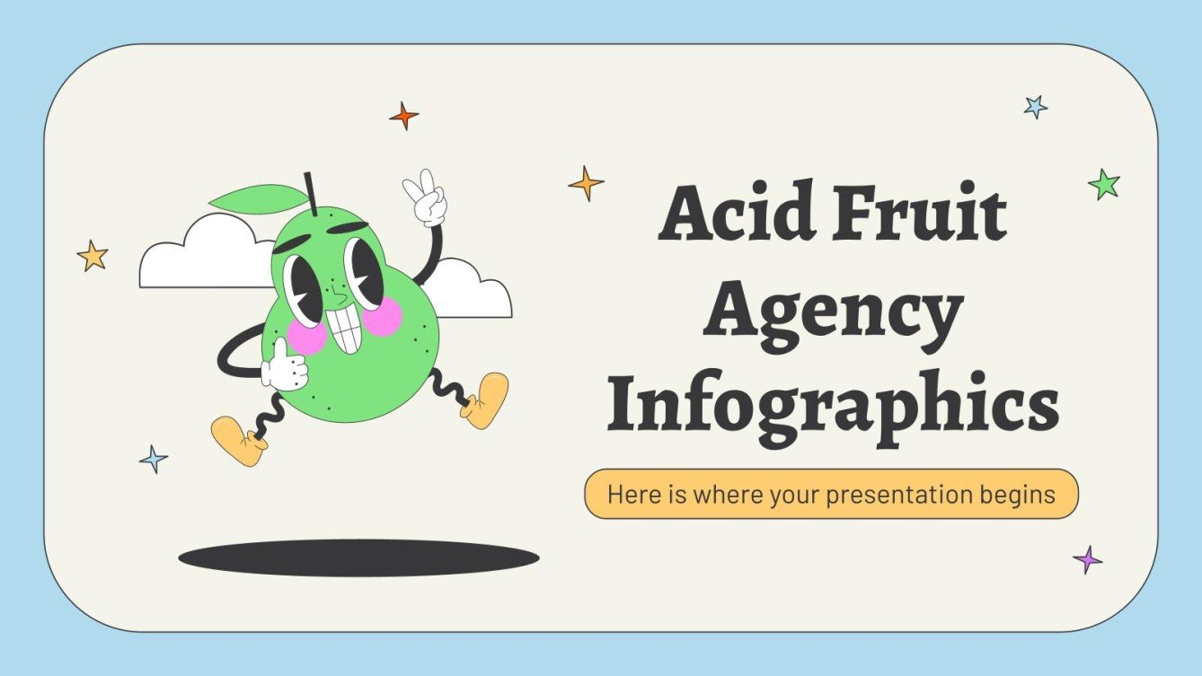 Acid Fruit Agency Infographics Template