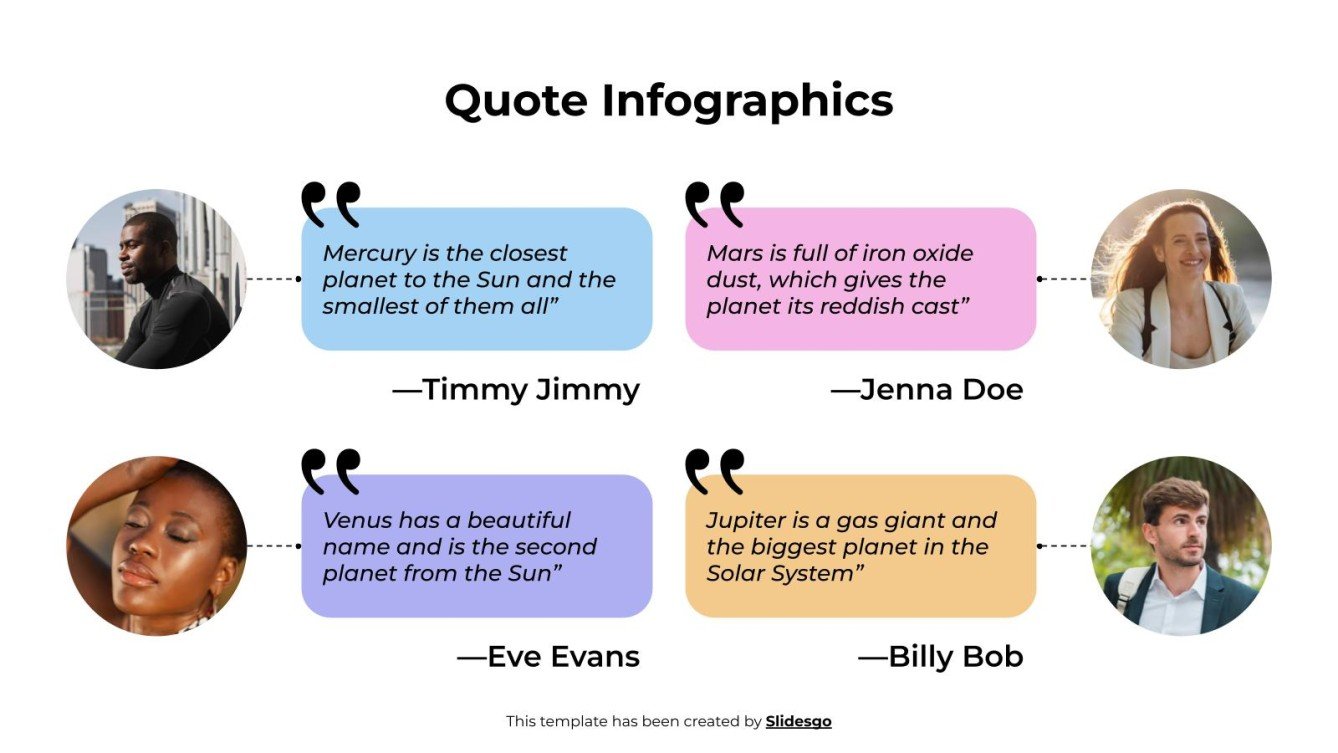 Quote Infographics Template