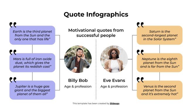 Quote Infographics Template