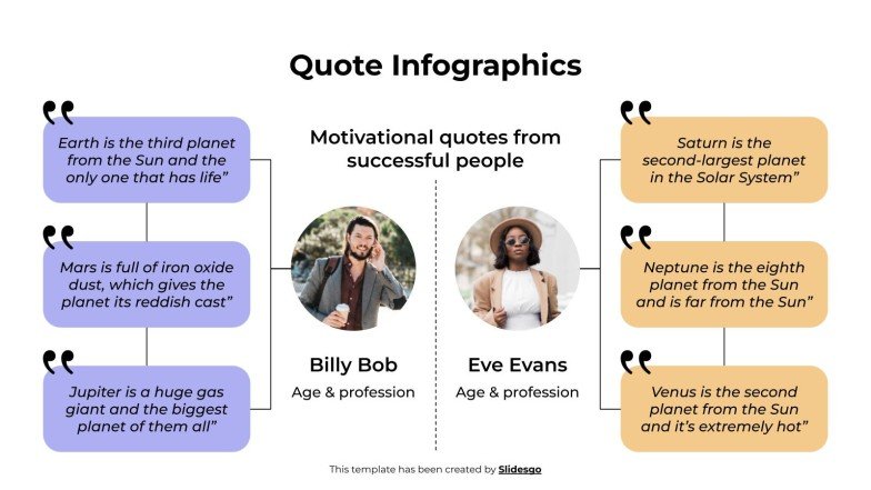 Quote Infographics Template