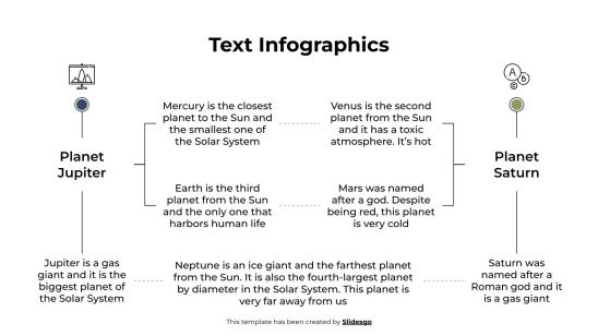 Text Infographics Template