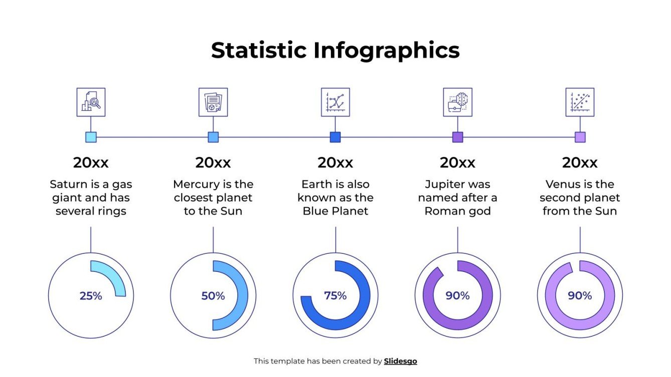 Statistics Infographics Template