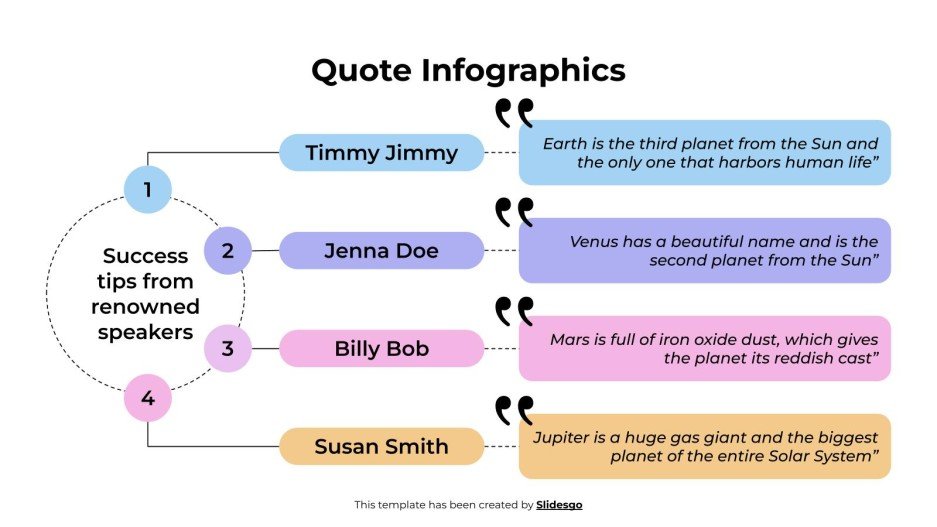 Quote Infographics Template