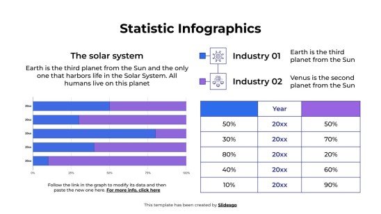Statistics Infographics Template