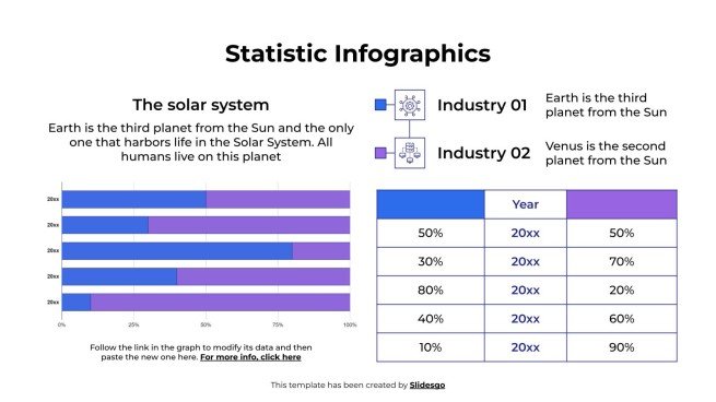 Statistics Infographics Template