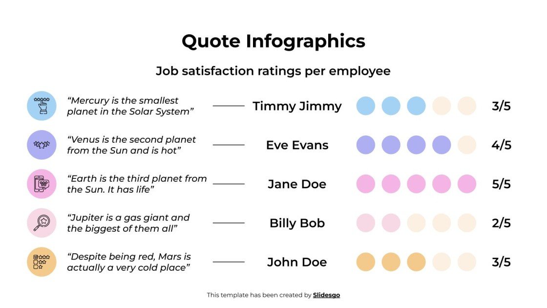 Quote Infographics Template