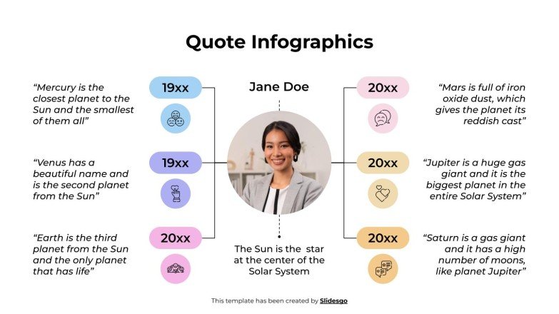 Quote Infographics Template