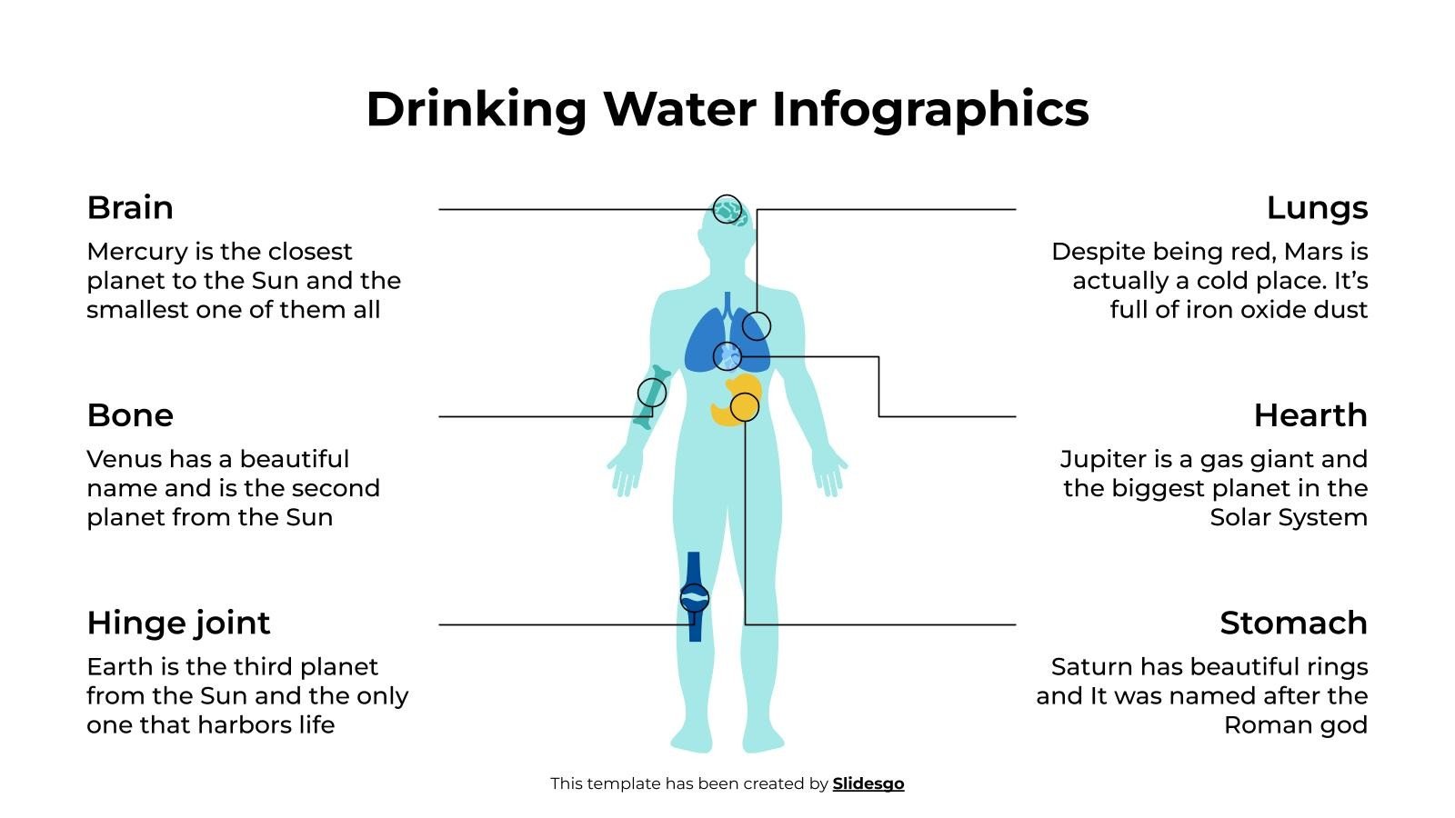 Drinking Water Infographics Template