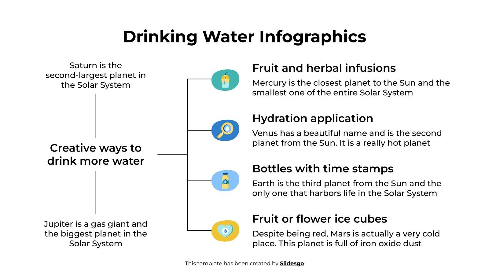 Drinking Water Infographics Template