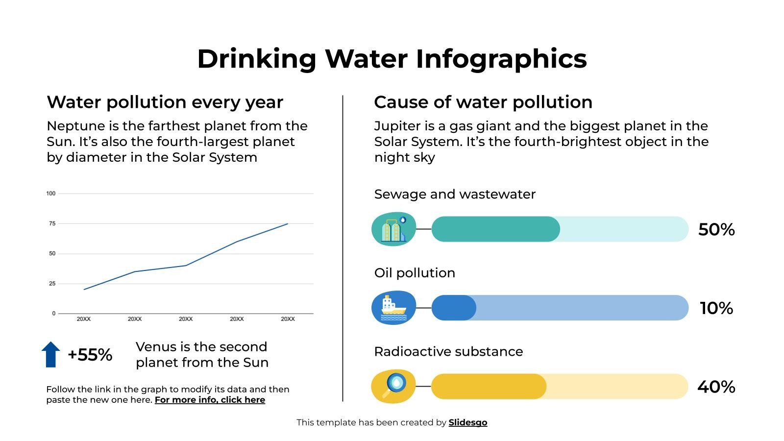 Drinking Water Infographics Template