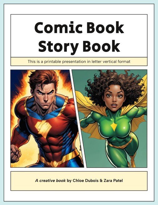 Comic Book Story Book Presentation