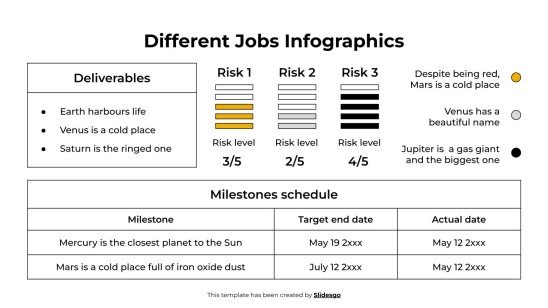 Different Jobs Infographics Presentation