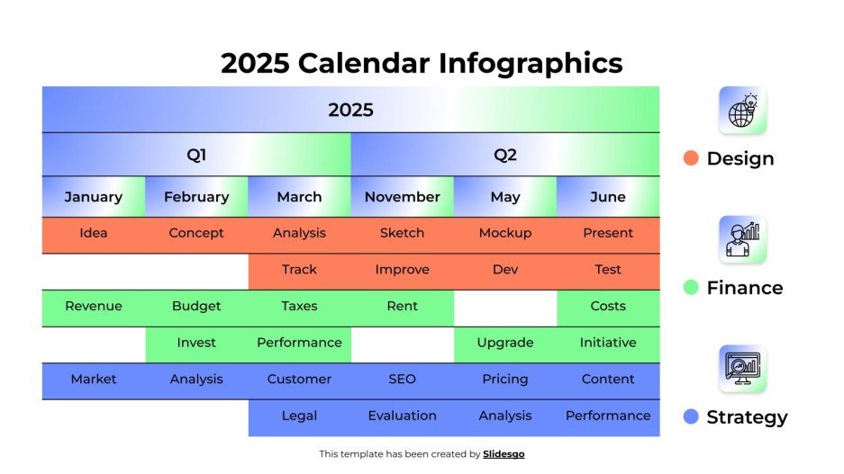 2025 Calendar Infographics Presentation