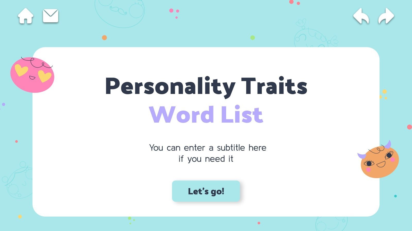 Interactive Personality Quiz | Google Slides & PPT template
