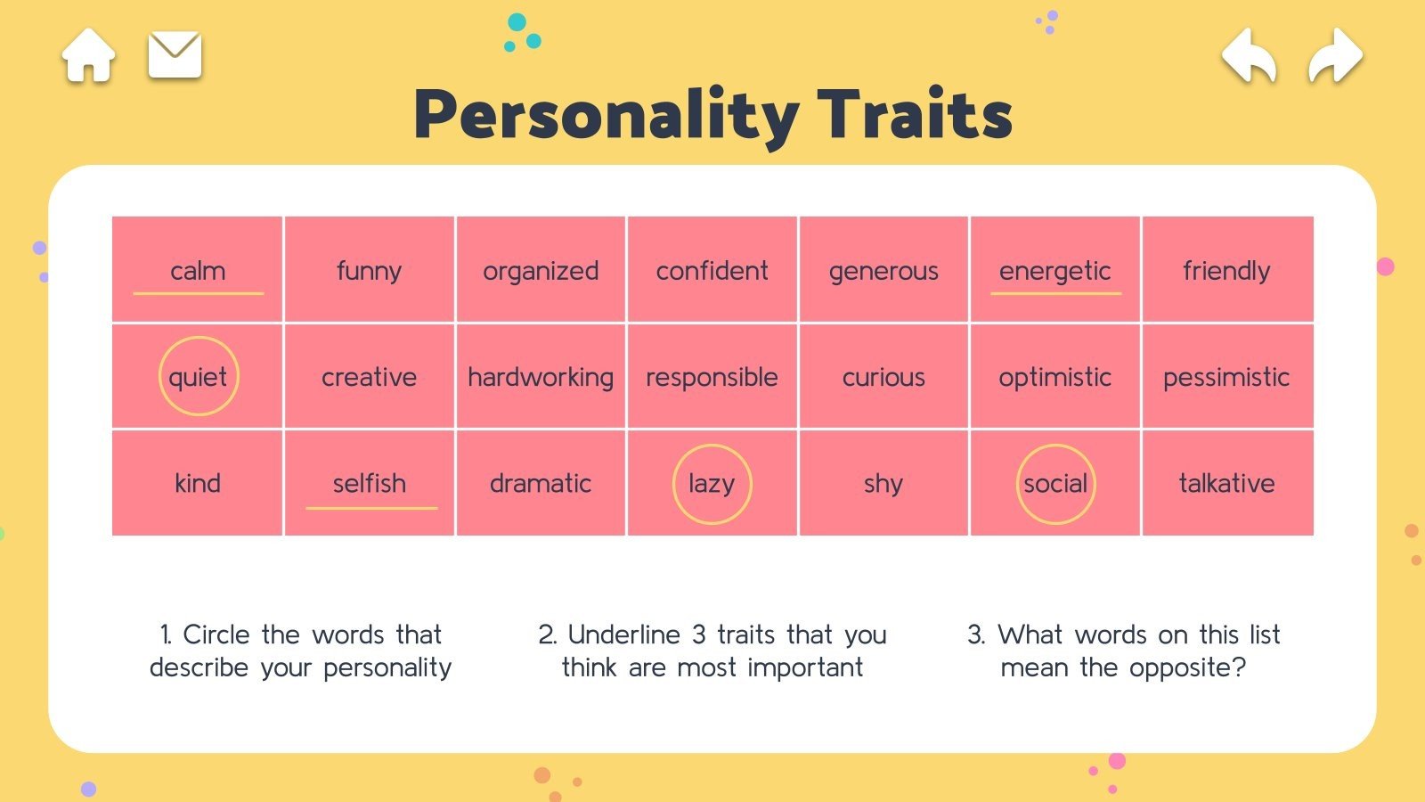 Interactive Personality Quiz | Google Slides & PPT template