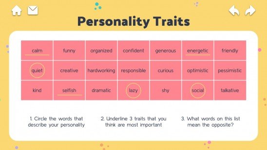 Interactive Personality Quiz | Google Slides & PPT template