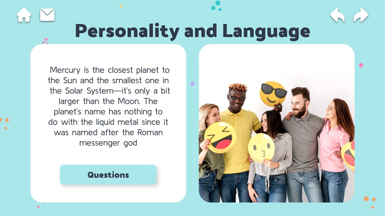 Test interactivo de personalidad | Tema Google Slides y PPT