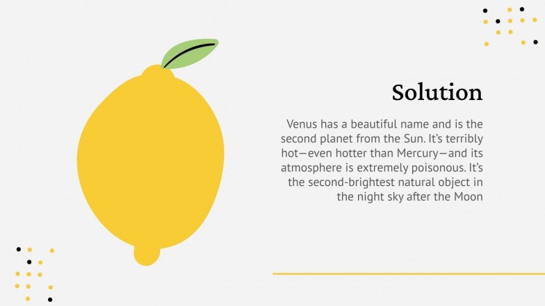 Simple Limonetti Pitch Deck | Google Slides & PPT template